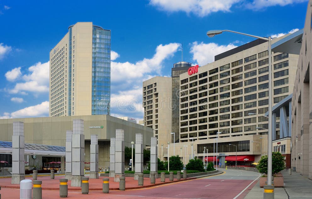 CNN Center editorial stock photo. Image of urban, georgia - 19782393