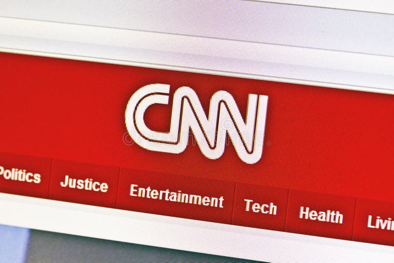 CNN Channel editorial photography. Image of design, desktop - 18317467