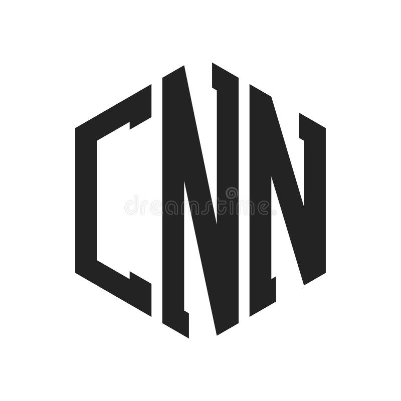 CNN Logo Design. Initial Letter CNN Monogram Logo Using Hexagon Shape ...