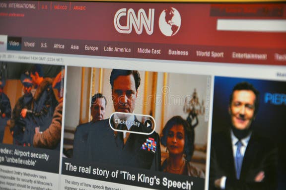 Cnn website editorial photo. Image of congress, financial - 18008276