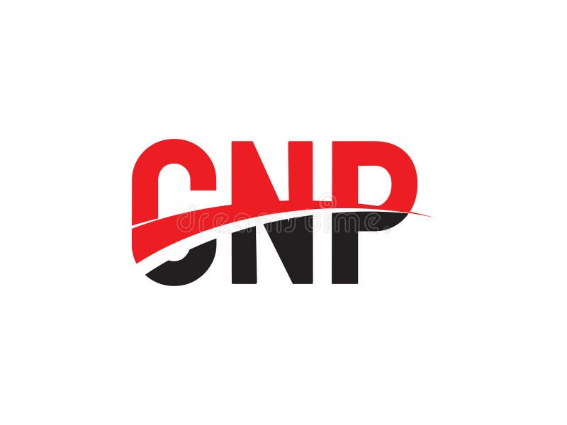 CNP Letter Initial Logo Design Vector Illustration Stock Vector ...