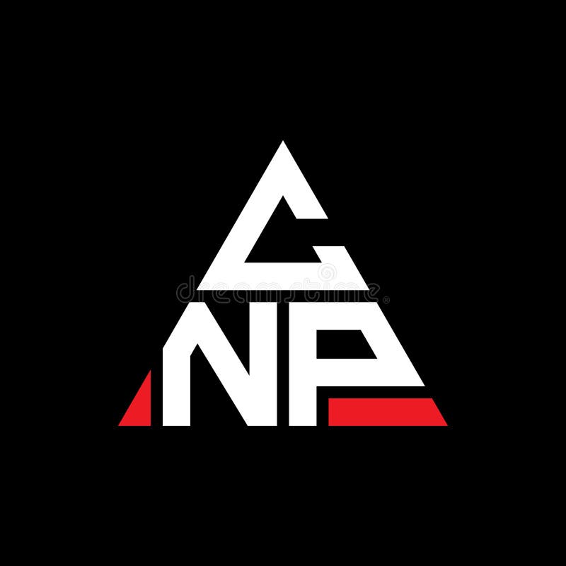CNP Triangle Letter Logo Design with Triangle Shape. CNP Triangle Logo ...