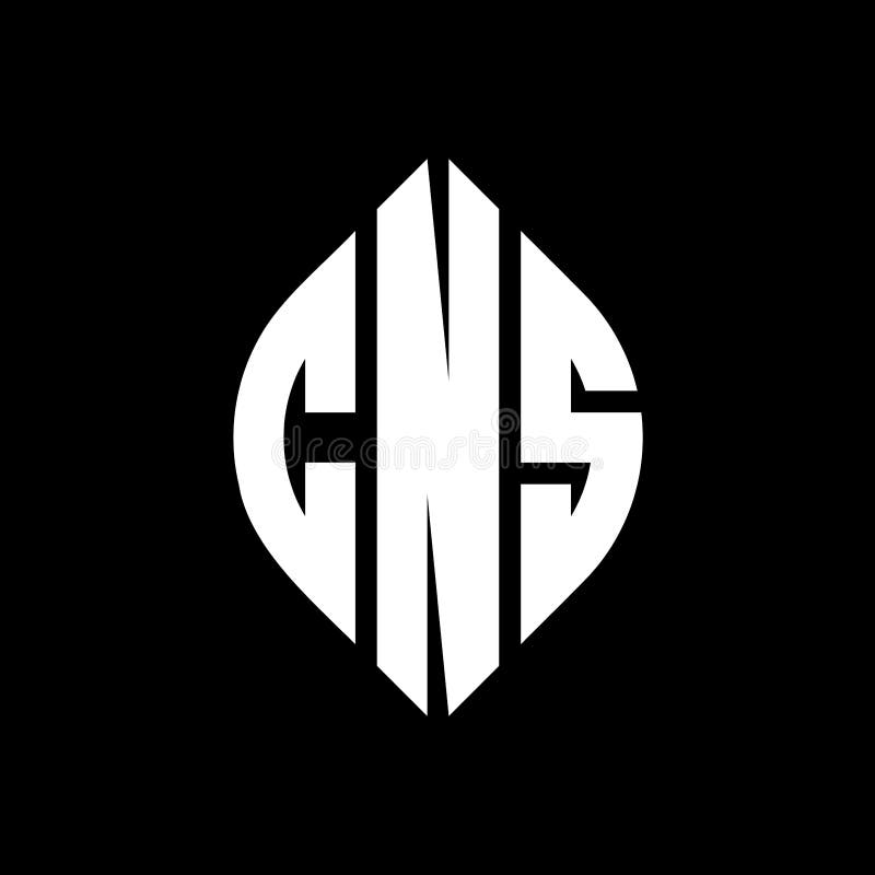 CNS Circle Letter Logo Design with Circle and Ellipse Shape. CNS ...