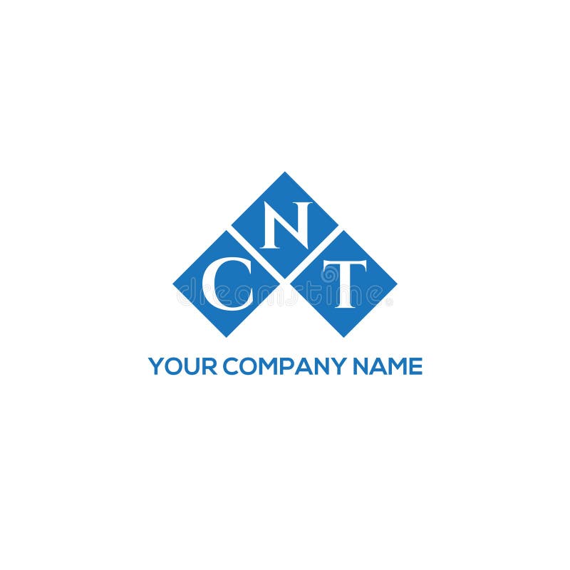 CNT Letter Logo Design on WHITE Background. CNT Creative Initials ...