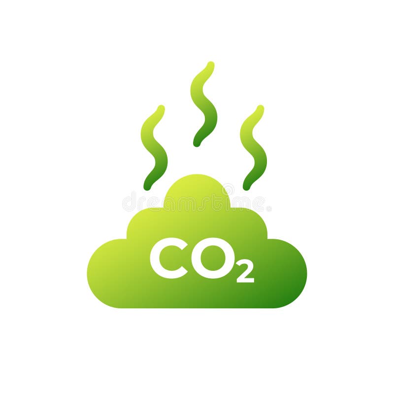 Co2 Carbon Dioxide Cycle Icon. Co2 Emissions Neutral. Stock ...