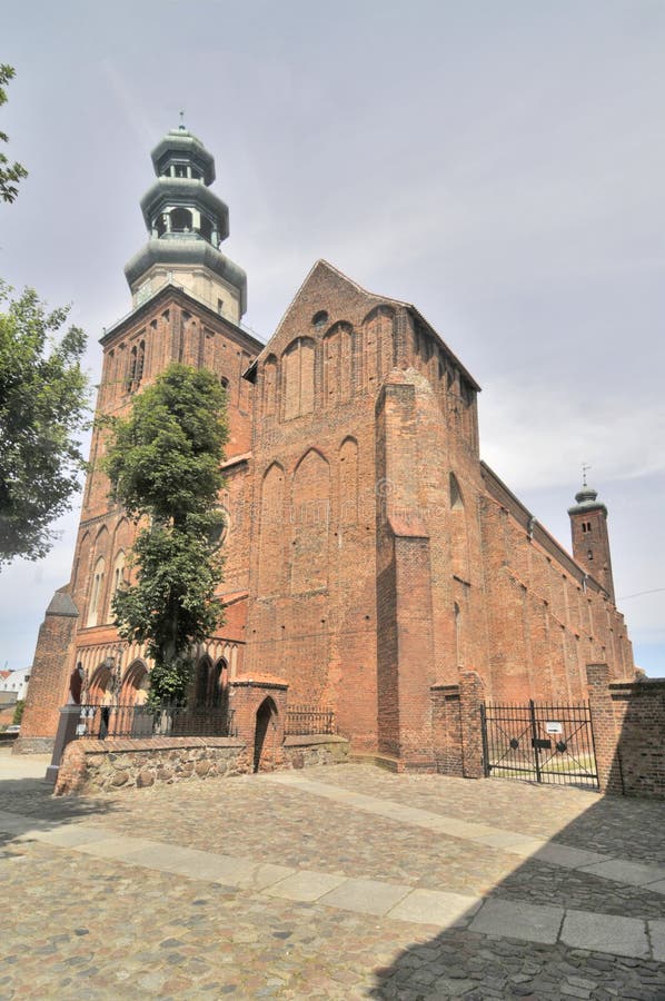 Co-cathedral Basilica in Che?m?a , Poland Stock Photo - Image of tower ...