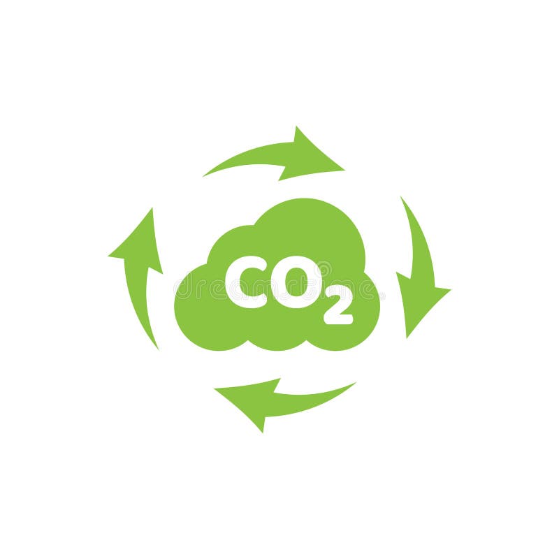 Logo Carbon Dioxide Cloud Green Stock Illustrations – 151 Logo Carbon ...