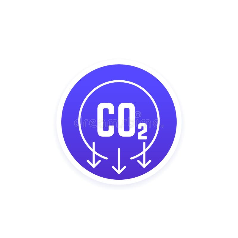 Carbon Emissions Reduction Icon Stock Illustrations – 1,350 Carbon ...