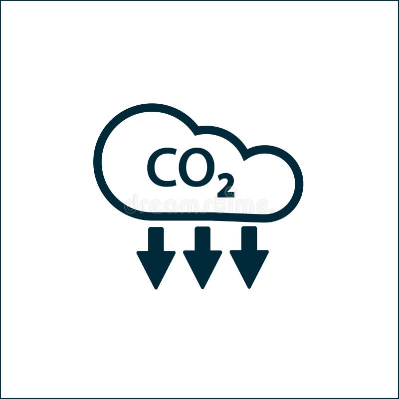 Co2 Icon. Carbon Dioxide Emissions Icon or Logo. Co2 Emissions Stock ...
