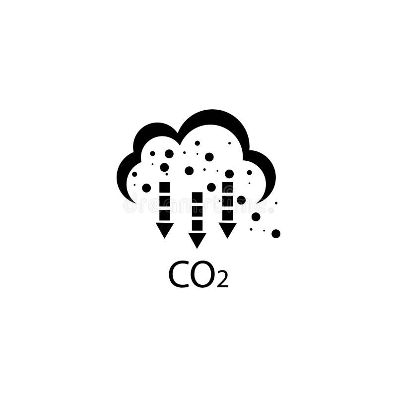 Co2 icon logo vctor stock vector. Illustration of carbon - 237991105