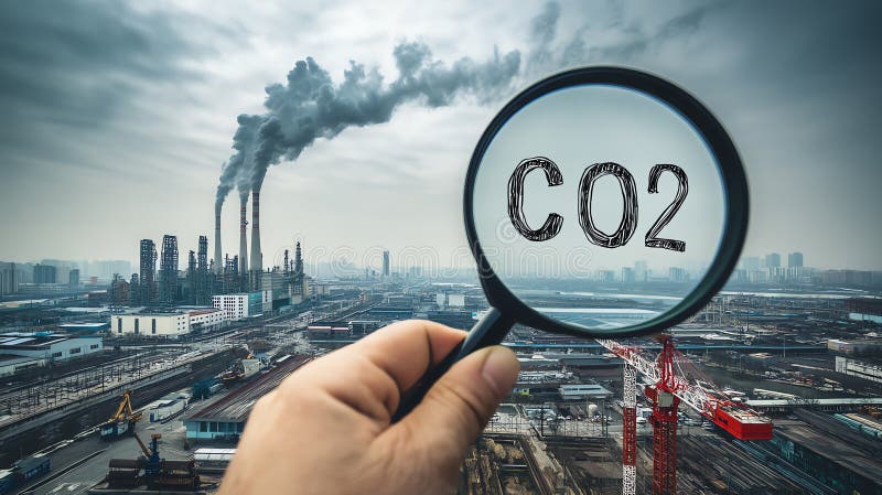 Co2 Illustration, AI Generated Stock Illustration - Illustration of ...