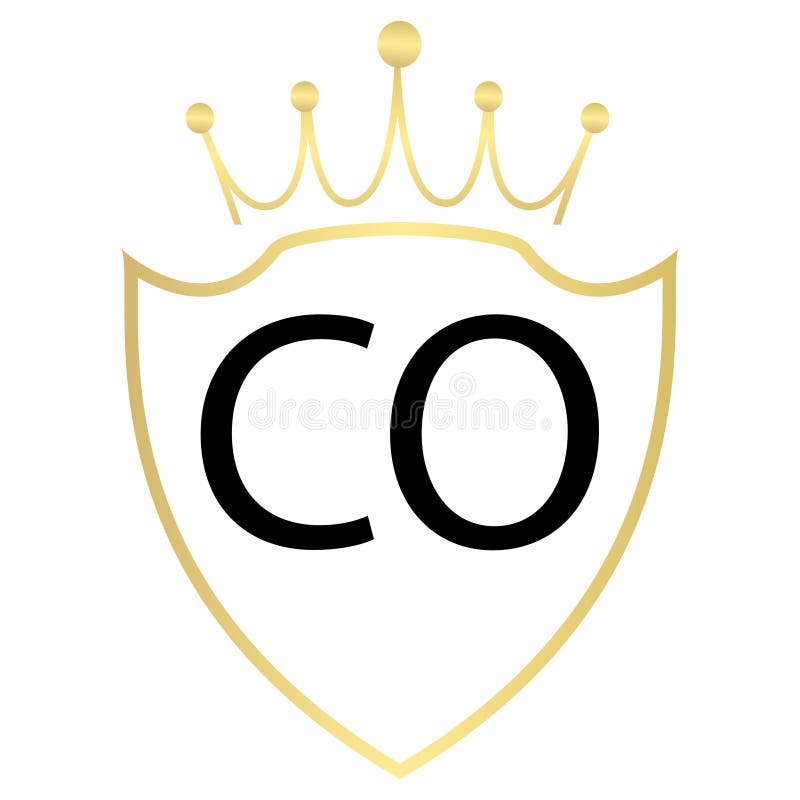 CO Letter Logo Design with Simple Style Stock Vector - Illustration of ...