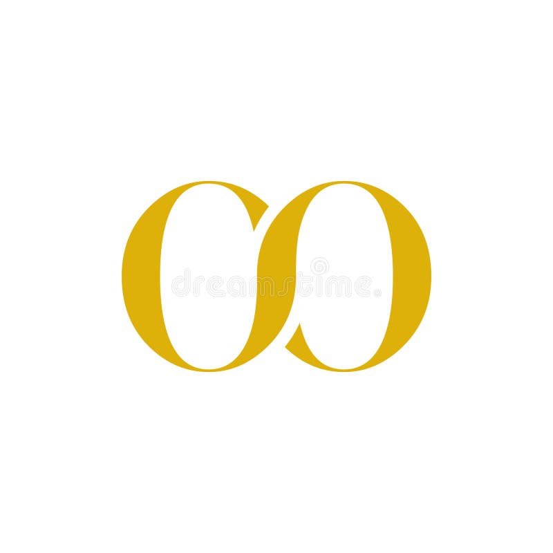 Co Logo , Initial Logo Vector Stock Illustration - Illustration of ...