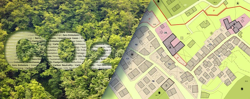 CO2 Net-Zero Emission 2050 and Carbon Neutrality Concept with Imaginary ...