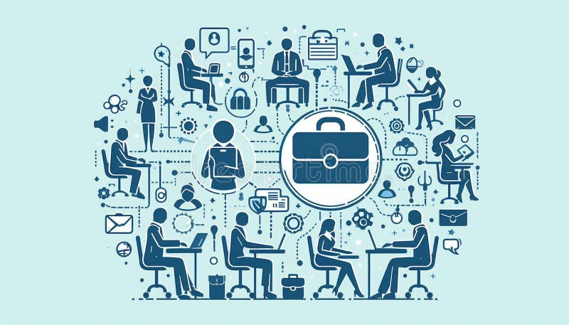 Co-operation of the Office Team. the Concept of Discussing Important ...