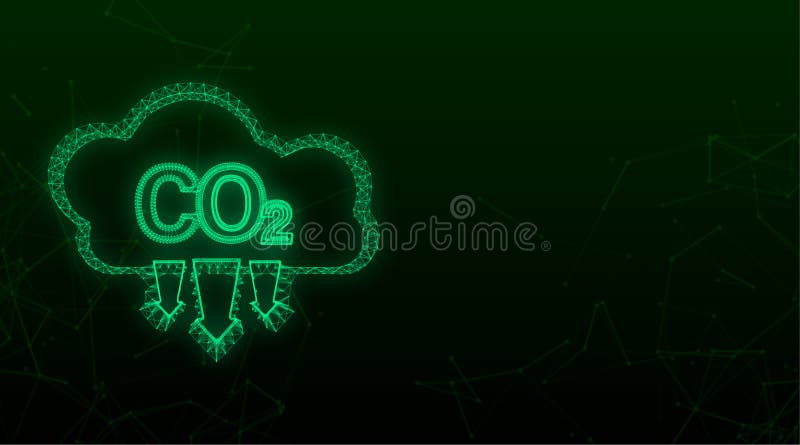 CO2 Plexus Logo in Flat Style Isolated on Empty Background. Flat Icon on White Backdrop. Vector ...
