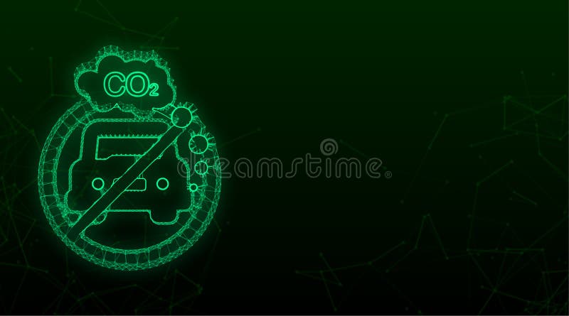 CO2 Plexus Logo in Flat Style Isolated on Empty Background. Flat Icon on White Backdrop. Vector ...