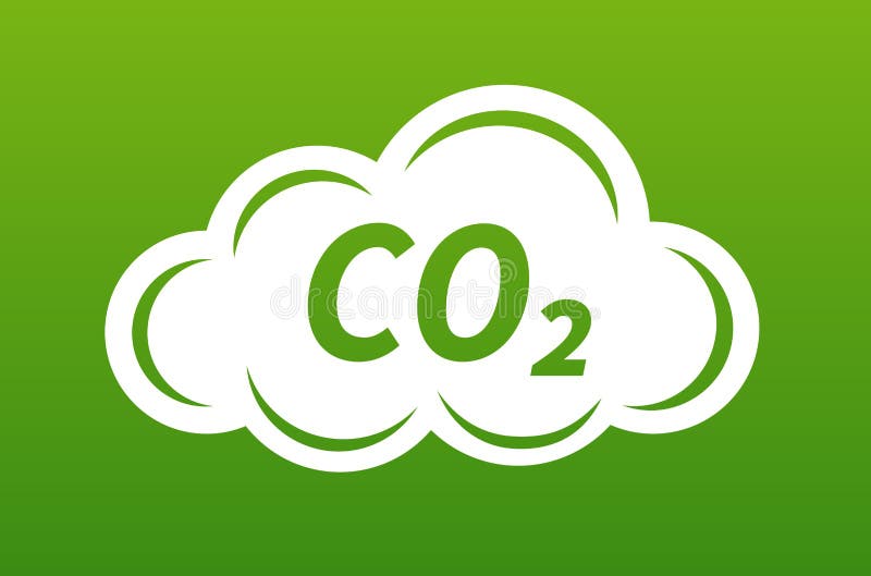 CO2 pollution cloud icon stock vector. Illustration of coal - 203710378