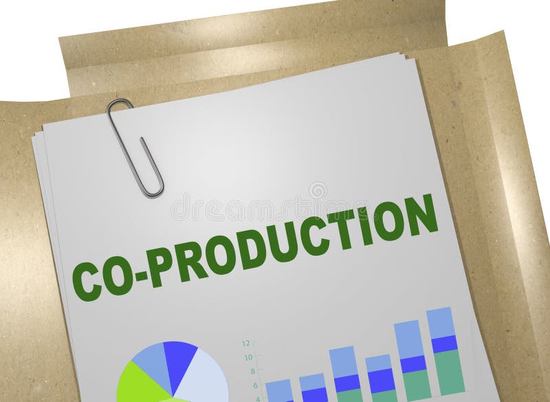 Co-Production - Industrial Concept Stock Illustration - Illustration of ...