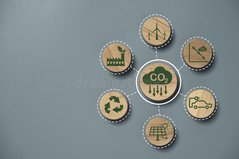 CO2 Reducing ,Recycle ,Green Factory and Electric Vehicle Icon for ...