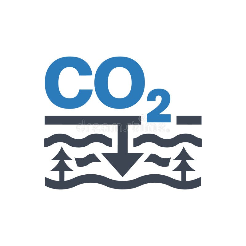 CO2 Reduction Environment Icon Stock Vector - Illustration of carbon ...