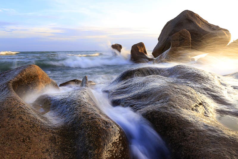 Co Thach Beach stock photo. Image of binh, landcape, wallpaper - 90139536