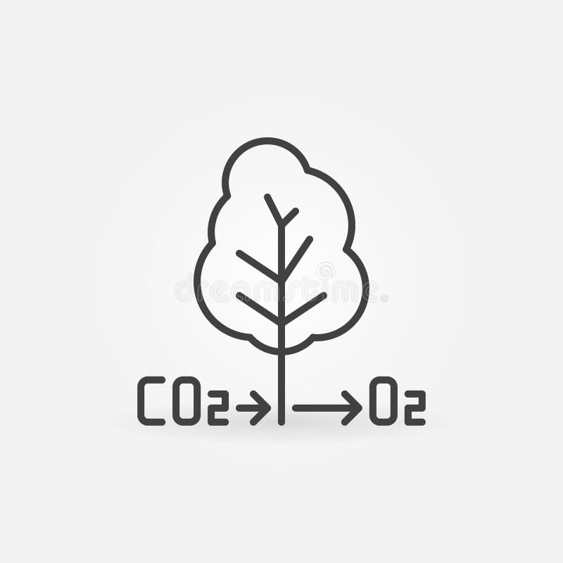 The Carbon Cycle stock vector. Illustration of dioxide - 29016821