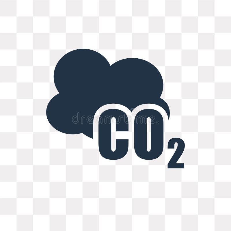 Co2 Vector Icon Isolated on Transparent Background, Co2 Transpa Stock ...
