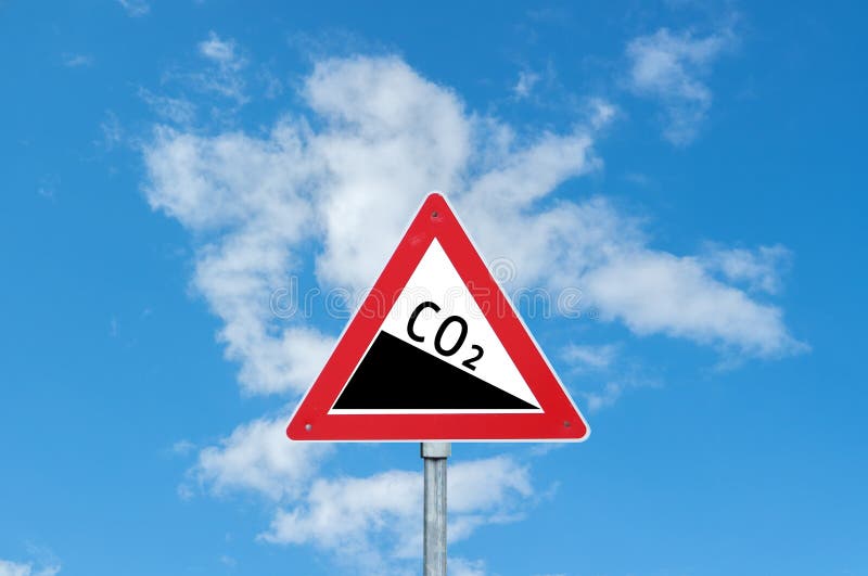 Co2 Warning sign stock image. Image of recycling, recovery - 193367157