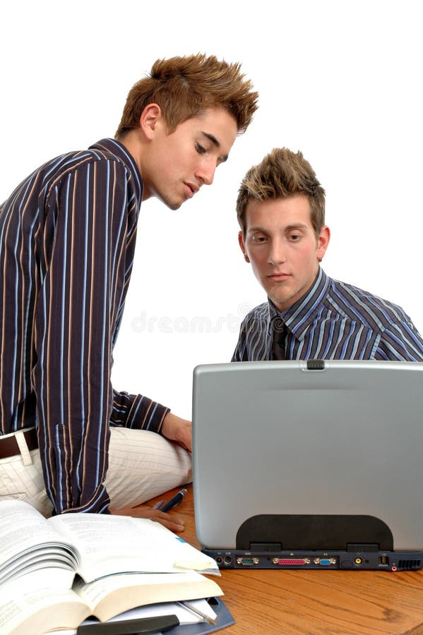 Co-Workers stock photo. Image of businessmen, computer - 2029754