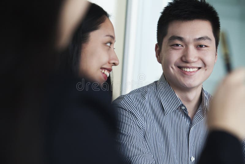 Co-workers in office stock image. Image of businesswoman - 31695505