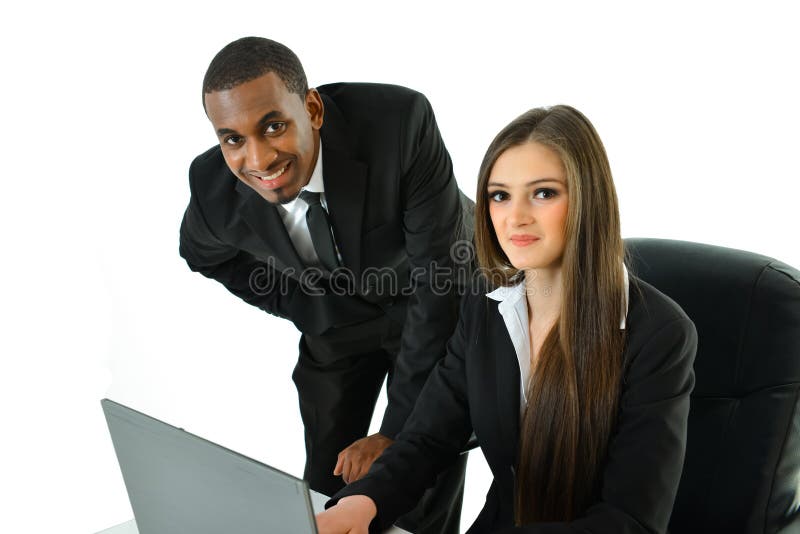 Co-Workers stock photo. Image of authority, team, typing - 30772872