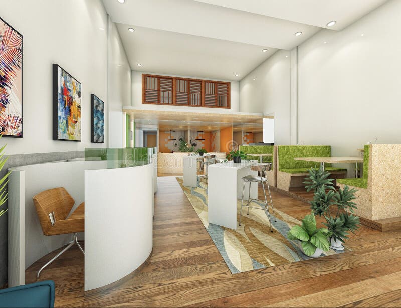 Co-Working Office Space stock image. Image of working - 187373225