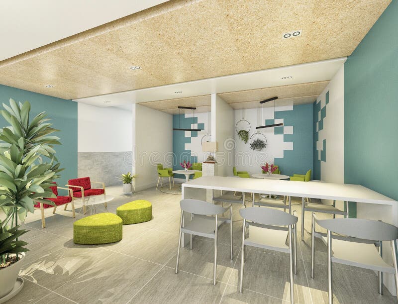 Co-Working Office Space stock image. Image of space - 187373363