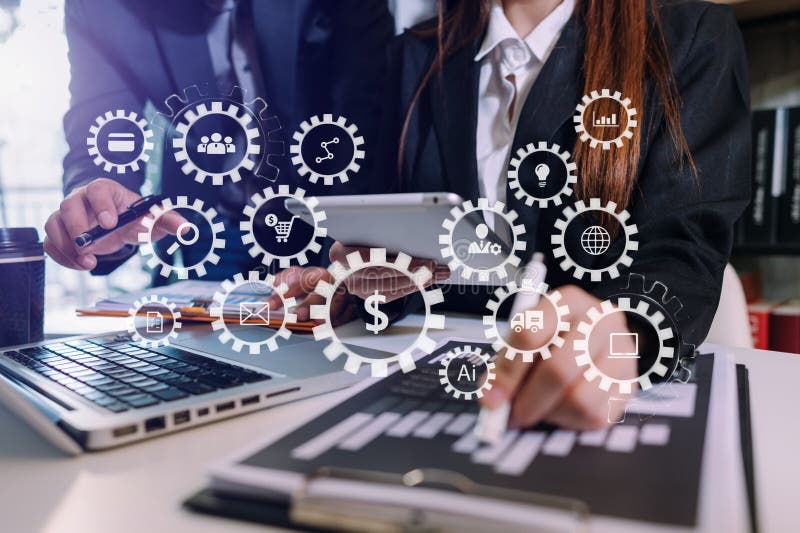 Coding Software Developer Work with Augmented Reality Dashboard ...