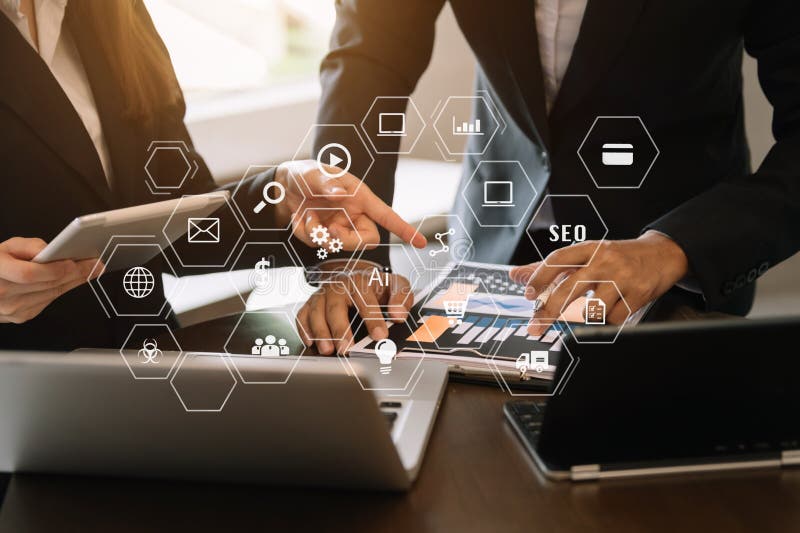 Coding Software Developer Work with Augmented Reality Dashboard Computer Icons Stock Photo ...