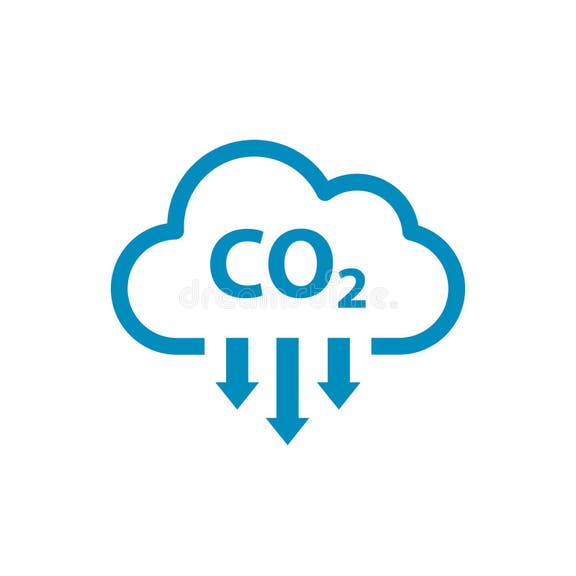 CO2, Carbon Dioxide Emissions, Vector Icon Stock Illustration ...