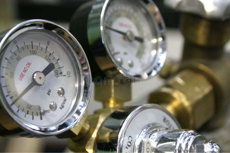Pressure Guages stock image. Image of monitor, monitoring - 49286933