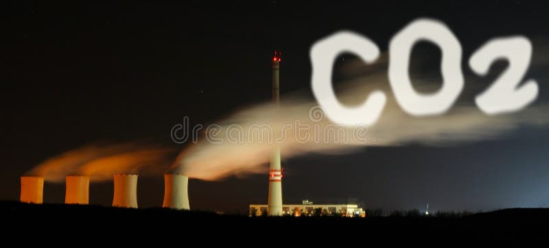 CO2 pollution stock photo. Image of dioxide, smog, environment - 23509278