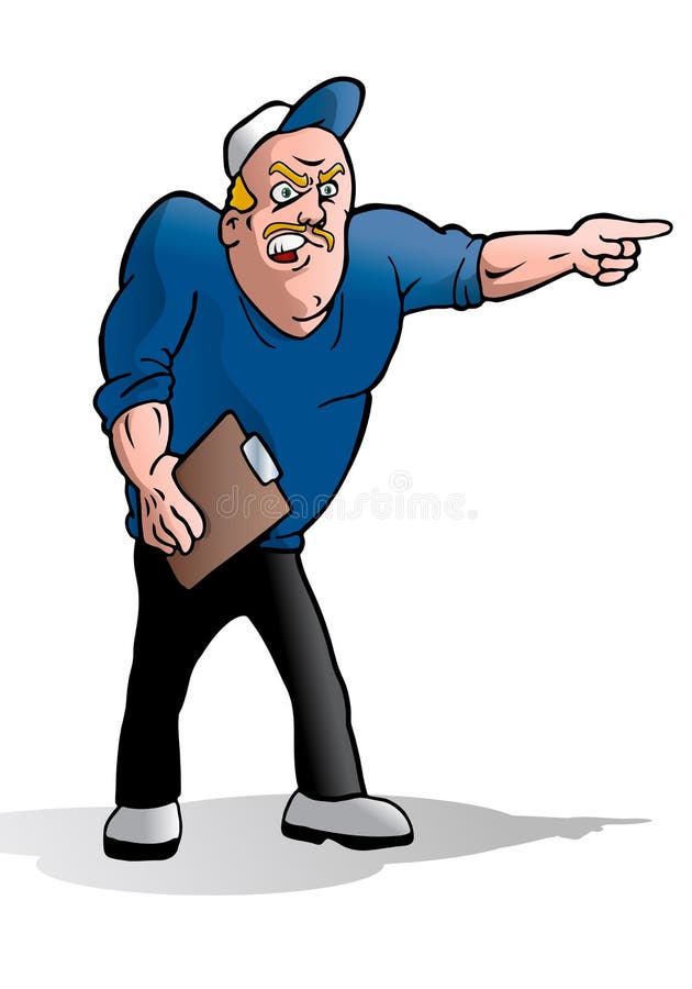 Coach stock vector. Illustration of coaching, teaching - 9584440