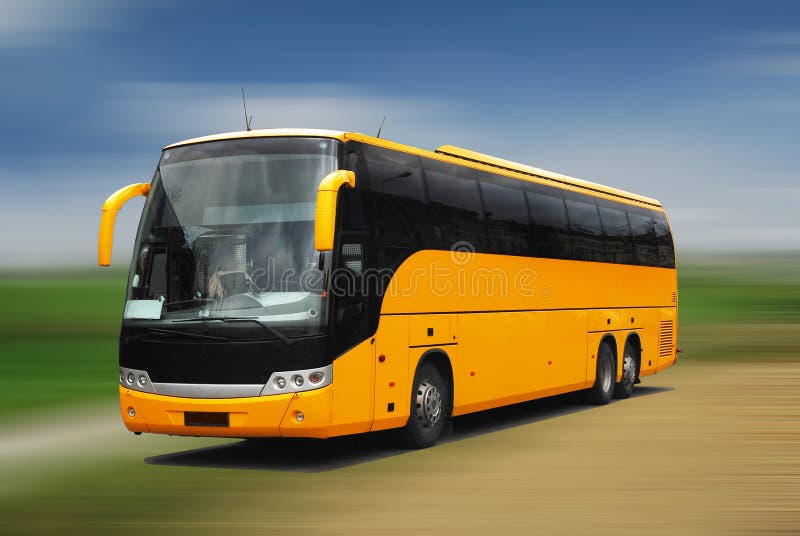 Small White Tour Coach Bus, New Zealand Stock Photo - Image of fluffy ...