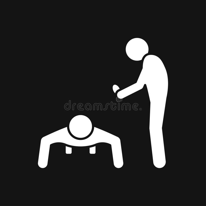 Coach Icon, Banner Coaching Concept, Vector Logo Stock Illustration ...