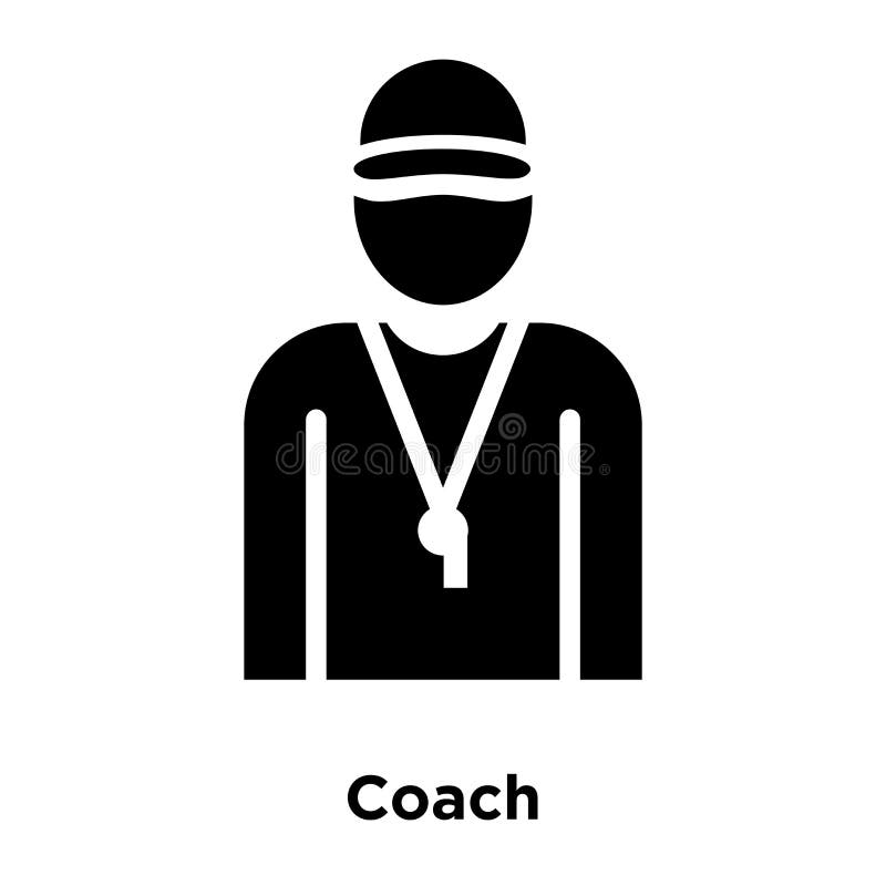 Coach Icon Vector Isolated on White Background, Logo Concept of Stock ...