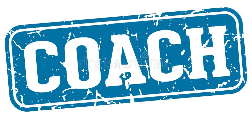 Coach Rectangular Sign. Coach Stamp Stock Vector - Illustration of ...