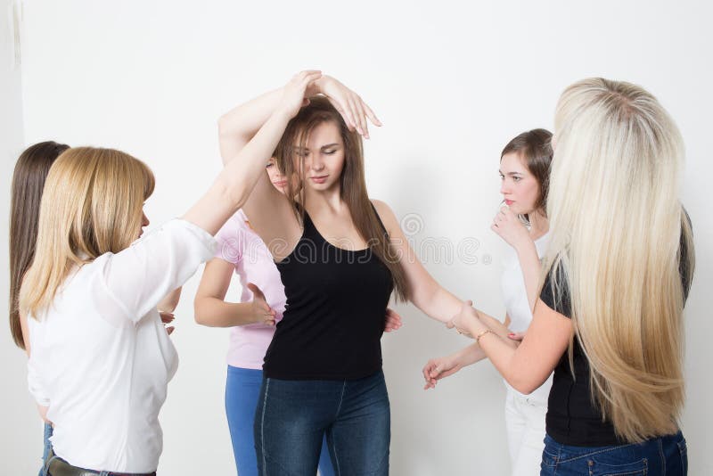 Coach and Support Group during Psychological Stock Photo - Image of ...