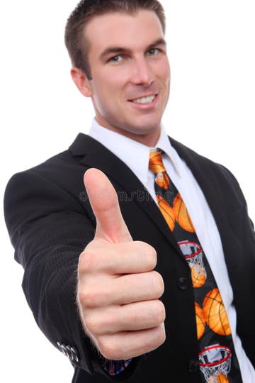 Coach with Thumbs Up stock image. Image of basket, collar - 12344757