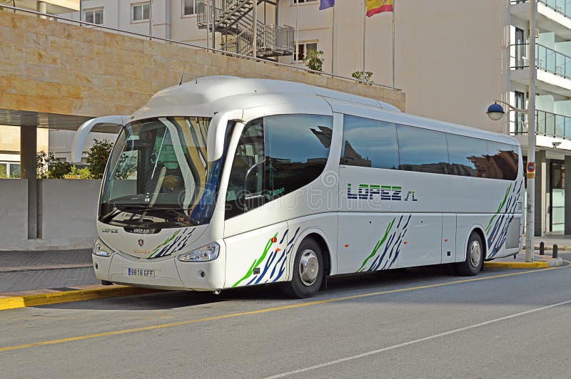 Benidorm Bus editorial photography. Image of tour, coach - 47464807