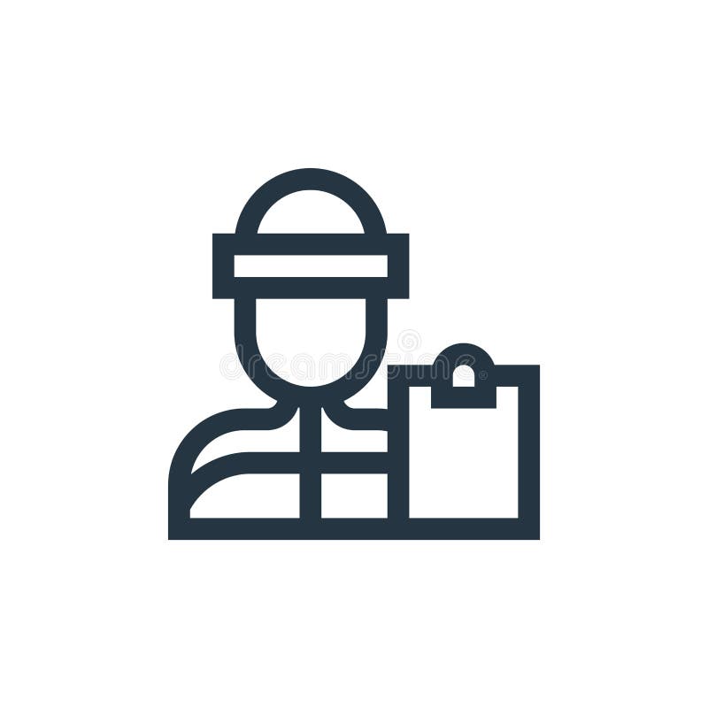 Coach Vector Icon Isolated on White Background. Outline, Thin Line ...