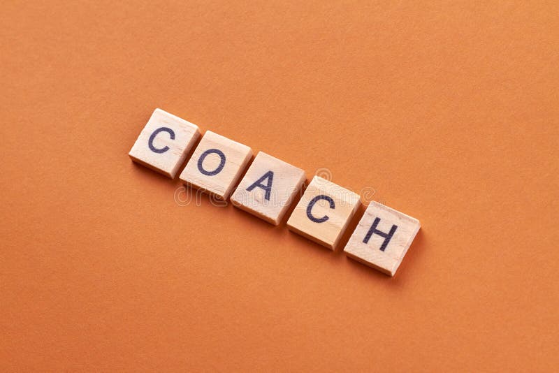 Coach word stock photo. Image of idea, coach, inspiration - 95049050