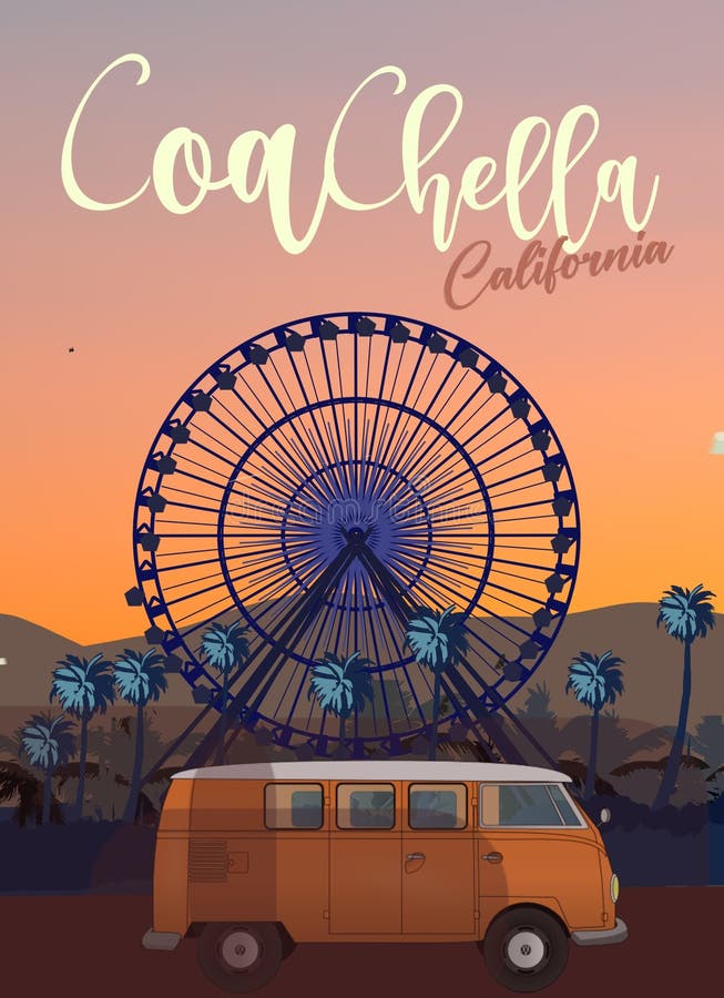 Coachella Stock Illustrations – 851 Coachella Stock Illustrations ...